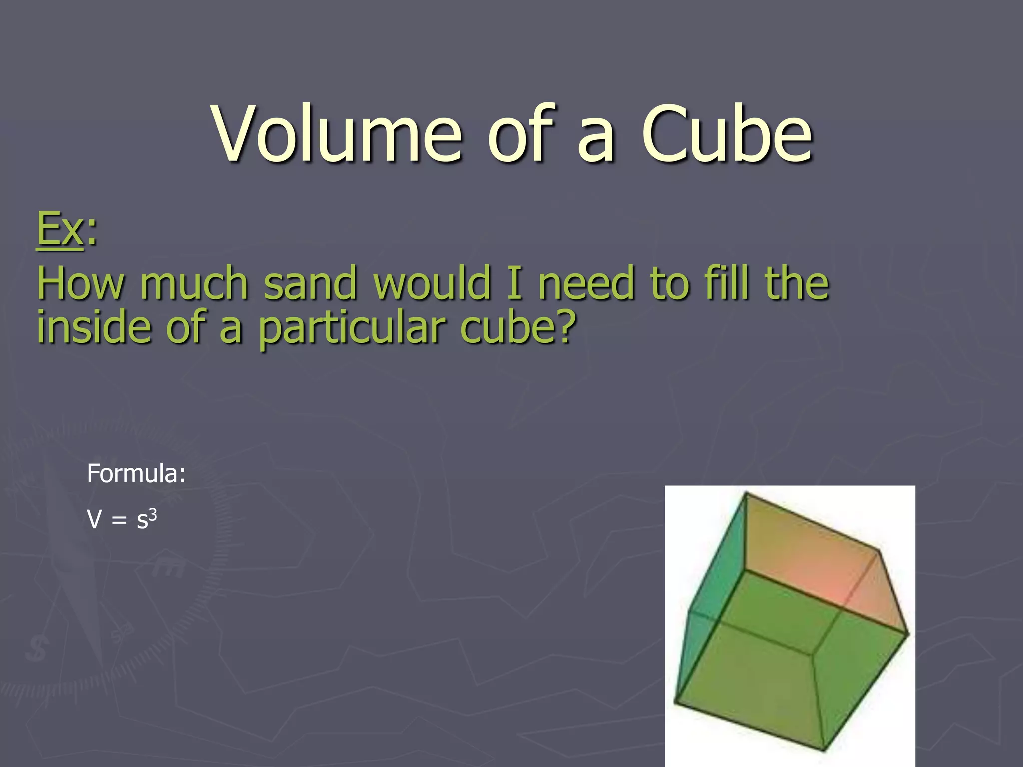 Volume of solid rectangular prism | PPSX