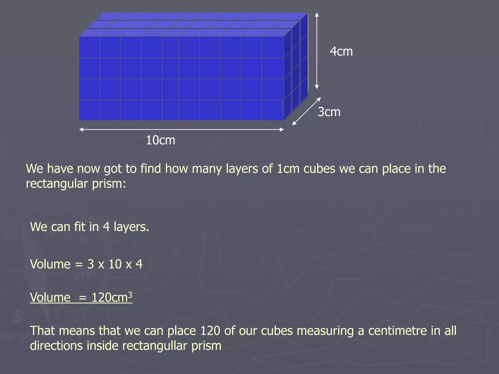 Volume of solid rectangular prism | PPSX
