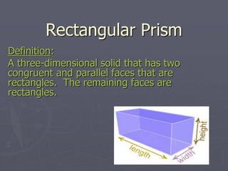 What Is A Rectangular Prism