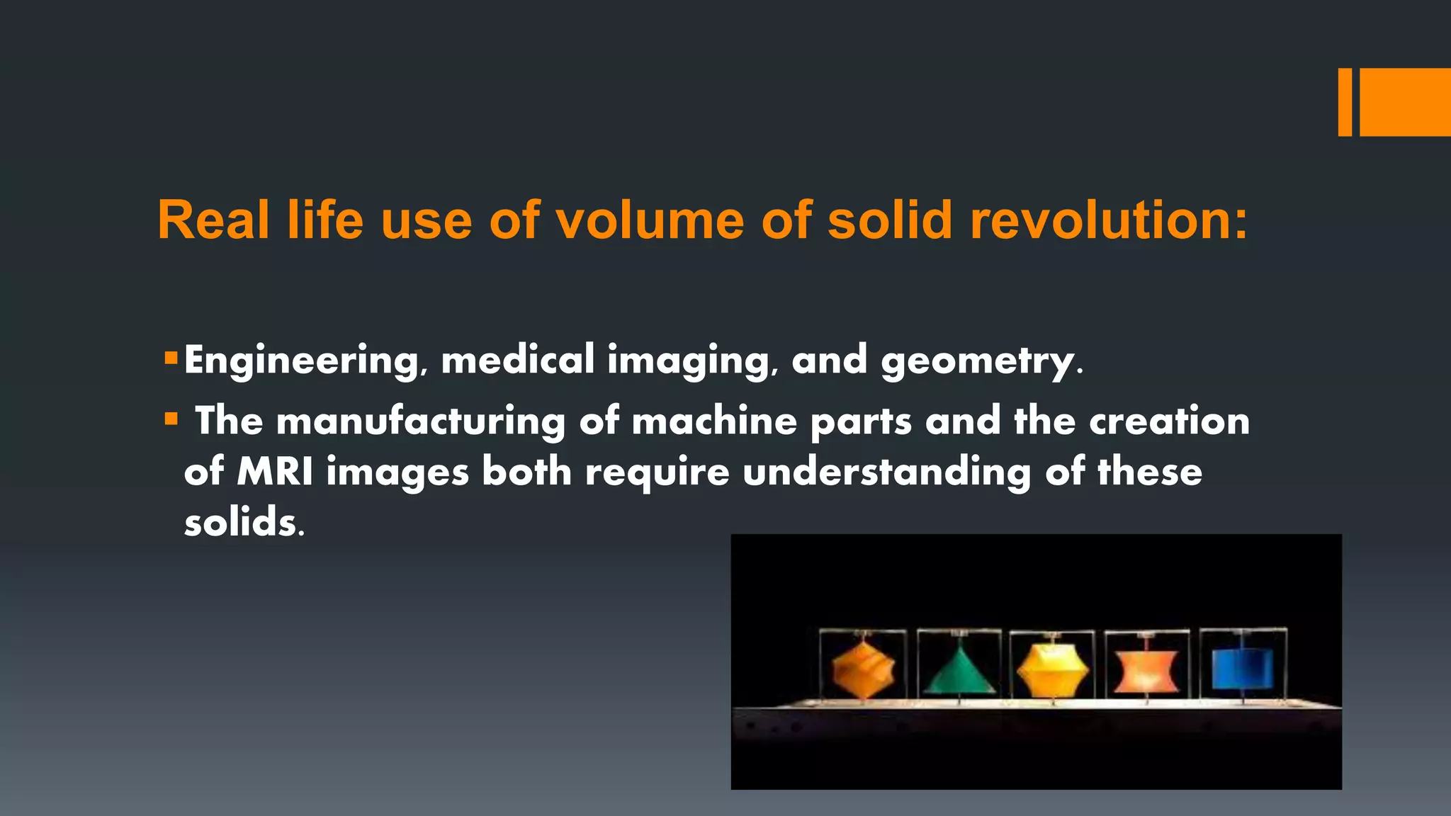 Volume of solid revolution | PPTX