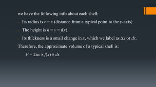 Volume of solid revolution | PPTX