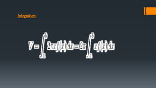 Volume of solid revolution | PPTX