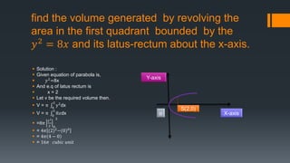 Volume of solid revolution | PPTX
