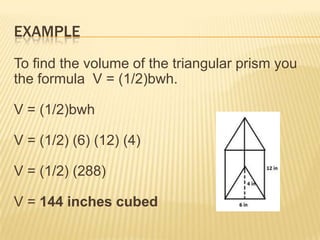 Volume of Solids | PPTX