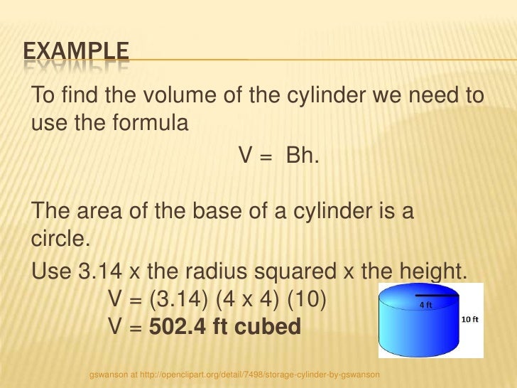 Volume of Solids
