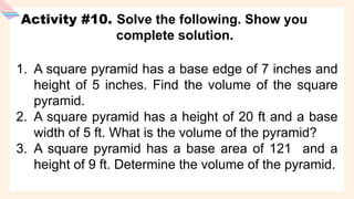 Finding the Volume of Square Pyramid.pptx
