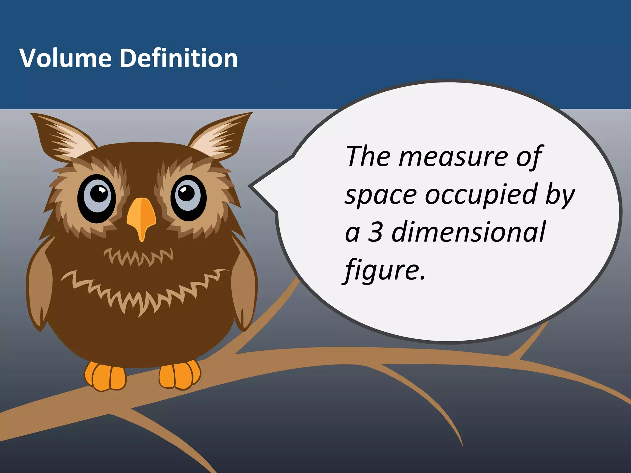 Volume presentation | PPT