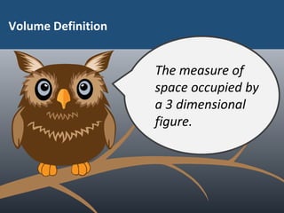 Volume presentation | PPT