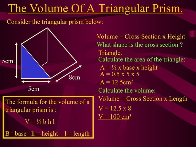 Volumes-Of-Solid Figures and 3D Figure Shapes | PPT