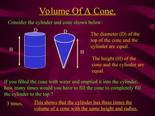Volumes-Of-Solid Figures and 3D Figure Shapes | PPT