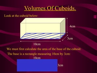 Volumes-Of-Solid Figures and 3D Figure Shapes | PPT
