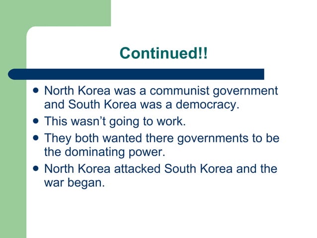 Korean War | PPT