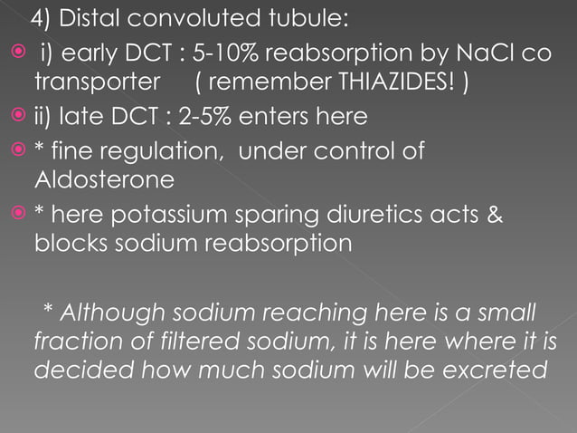Sodium and Water homeostasis | PPT | Chemistry | Science