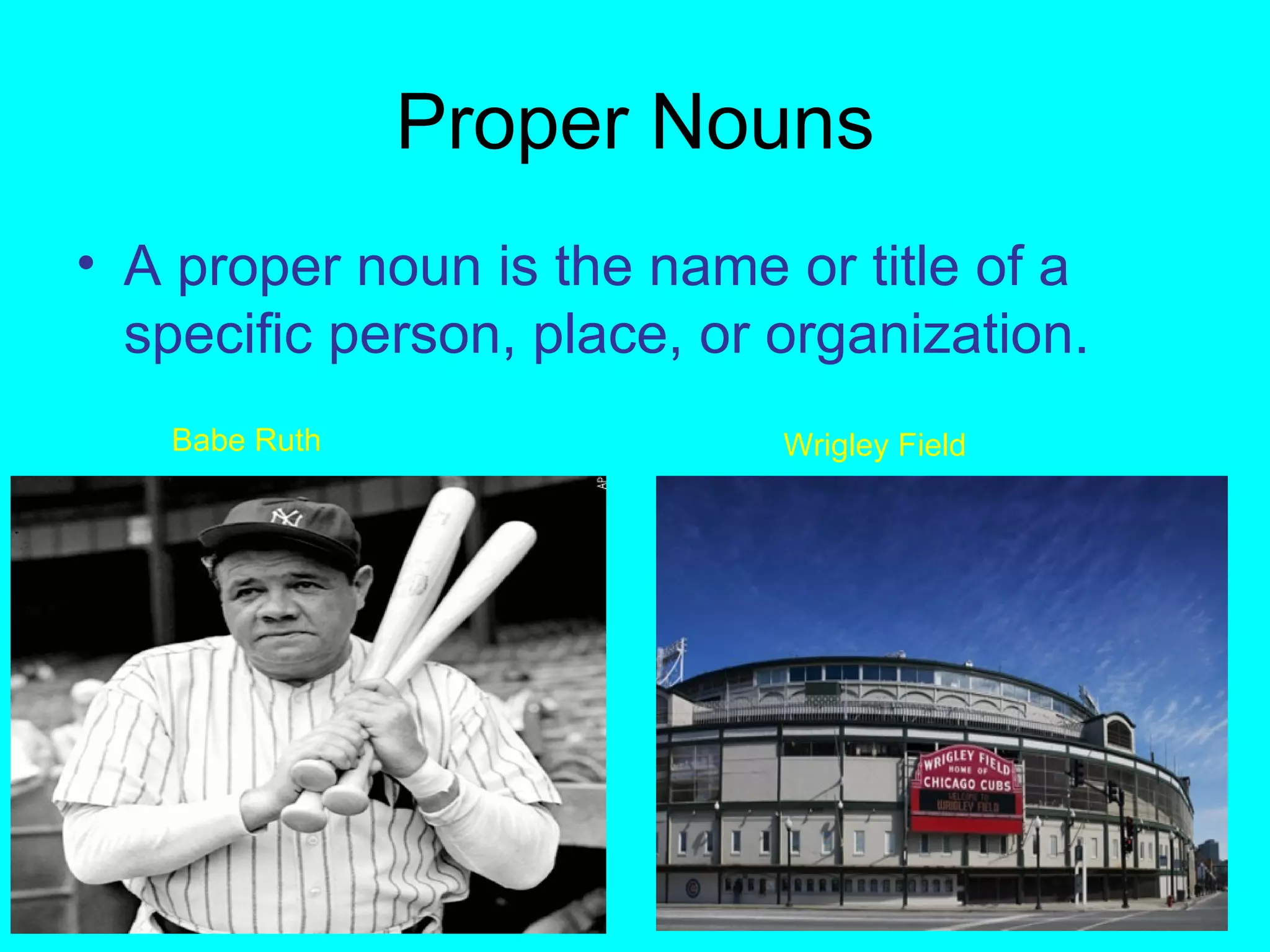 Common and Proper Nouns | PPT