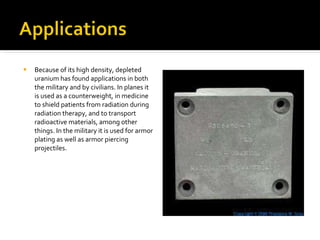 Depleted Uranium | PPT