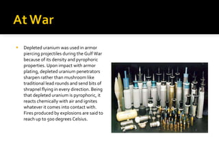 Depleted Uranium | PPT