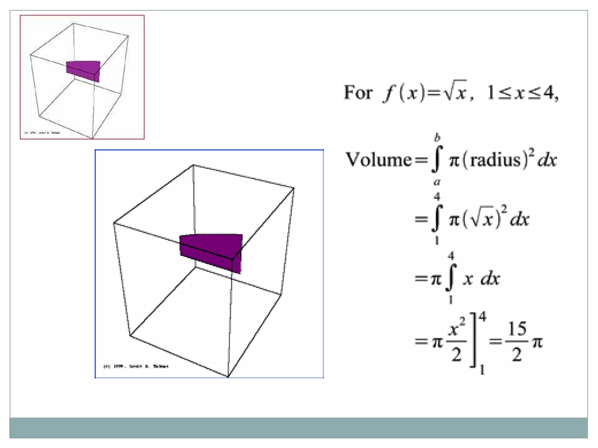 Volumes of solids of revolution dfs | PPTX