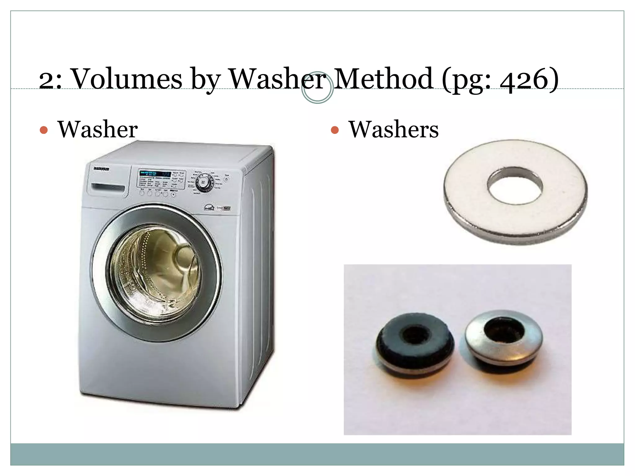 Volumes of solids of revolution dfs | PPTX