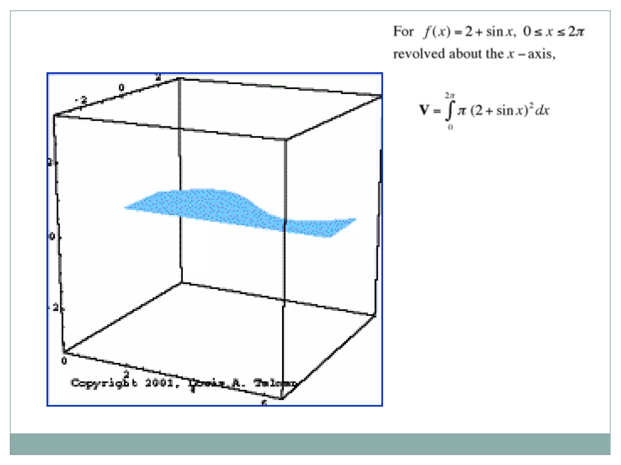 Volumes of solids of revolution dfs | PPTX