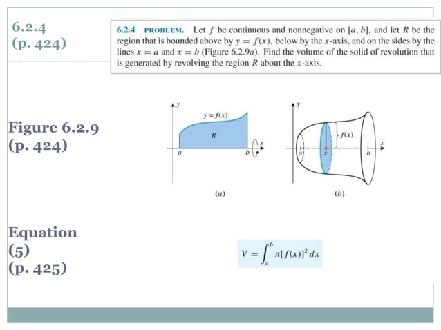 Volumes of solids of revolution dfs | PPTX