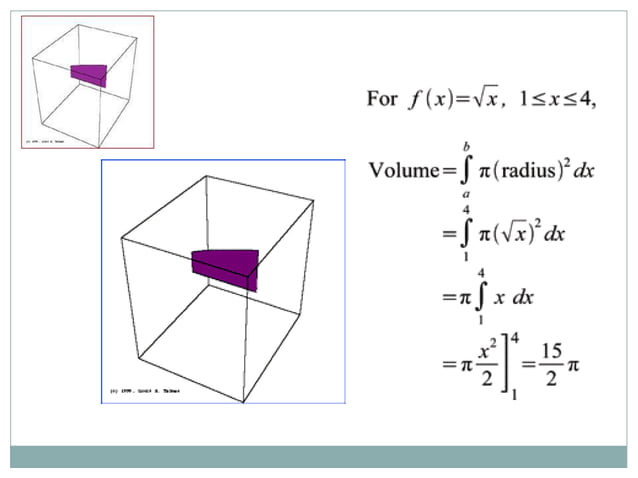 Volumes of solids of revolution dfs | PPTX