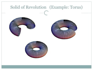 Volumes of solids of revolution dfs | PPTX