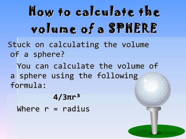 Volume- Mathematics | PPT | Physics | Science