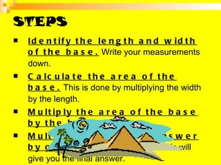 Volume- Mathematics | PPT
