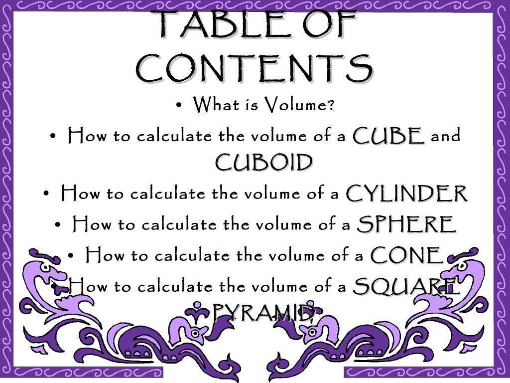 Volume Mathematics volume-mathematics