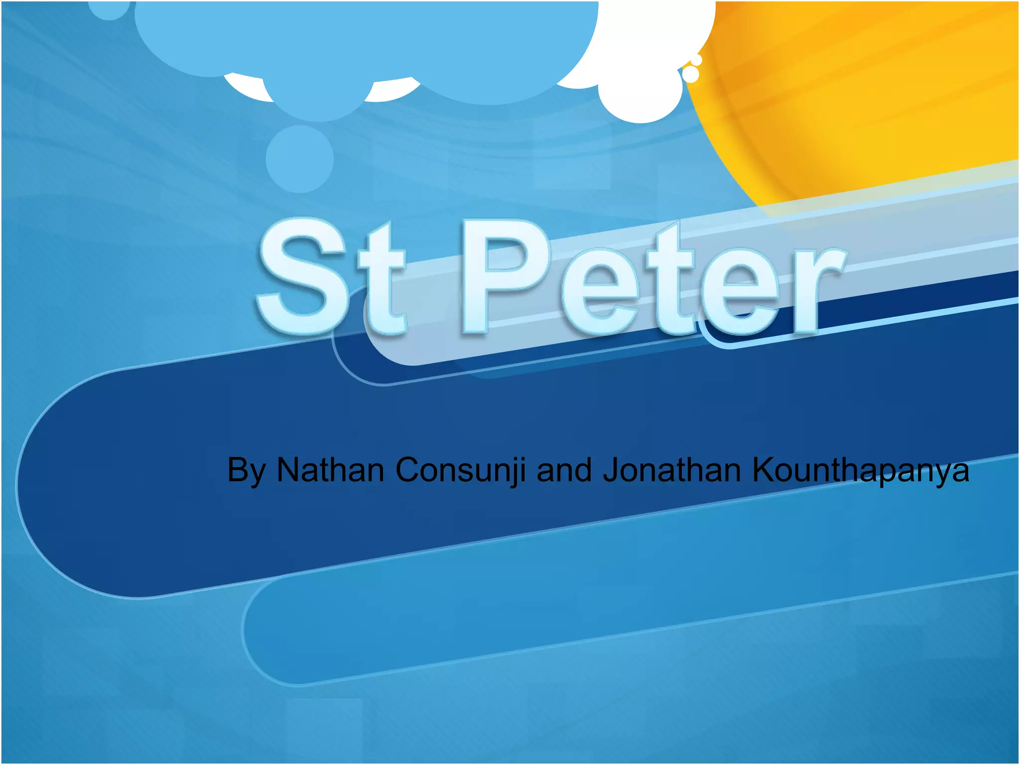 St Peter | PPT