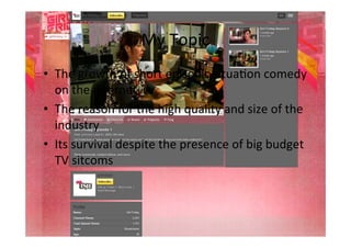 The Home of Situation Comedy | PPT | Television | Entertainment