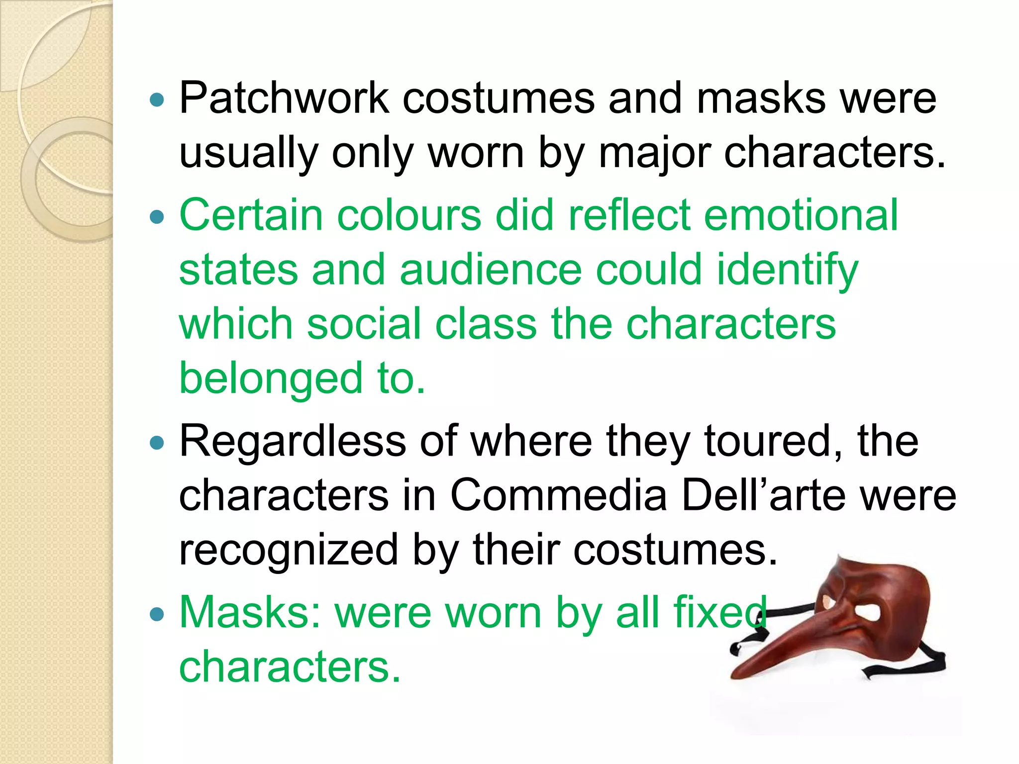 Commedia Dell'arte | PPTX