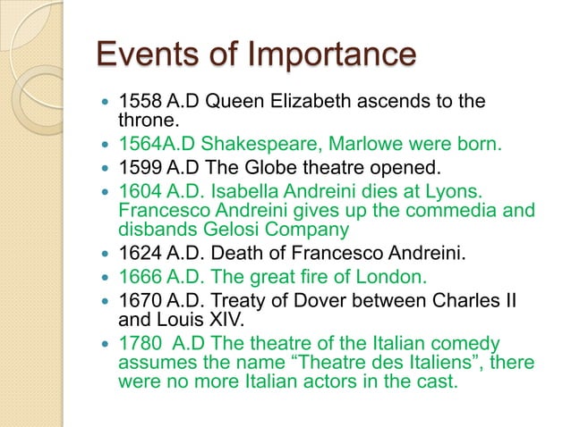 Commedia Dell'arte | PPTX