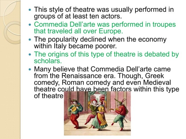 Commedia Dell'arte | PPTX