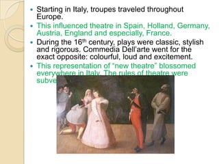 Commedia Dell'arte | PPTX