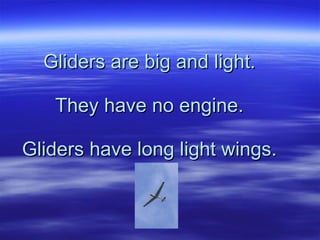 How gliders fly | PPT