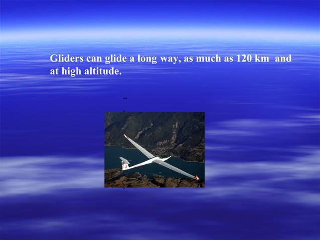 How gliders fly | PPT