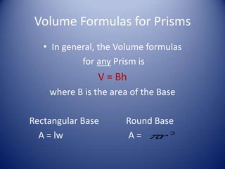 Volume & surface area | PPTX | Physics | Science
