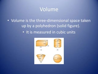 Volume & surface area | PPT