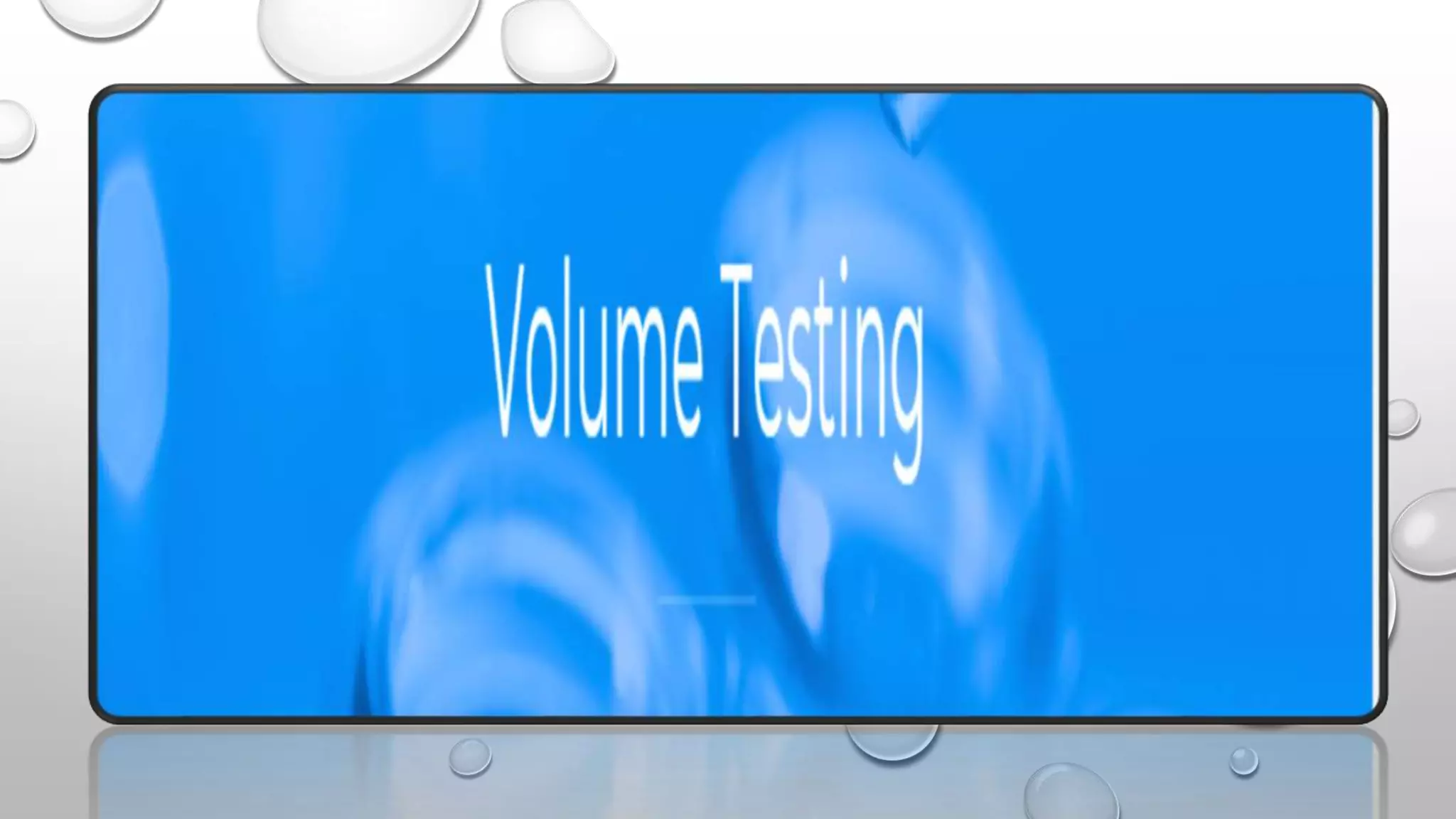 Volume Testing Pptx Computing Technology And Computing