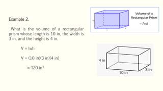 Volume, time and angle | PPTX