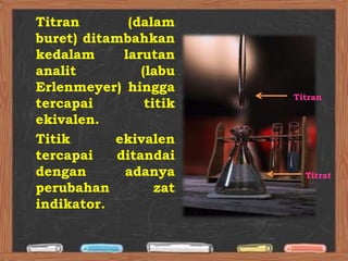 Volumetri (Kimia Analitik) | PPTX