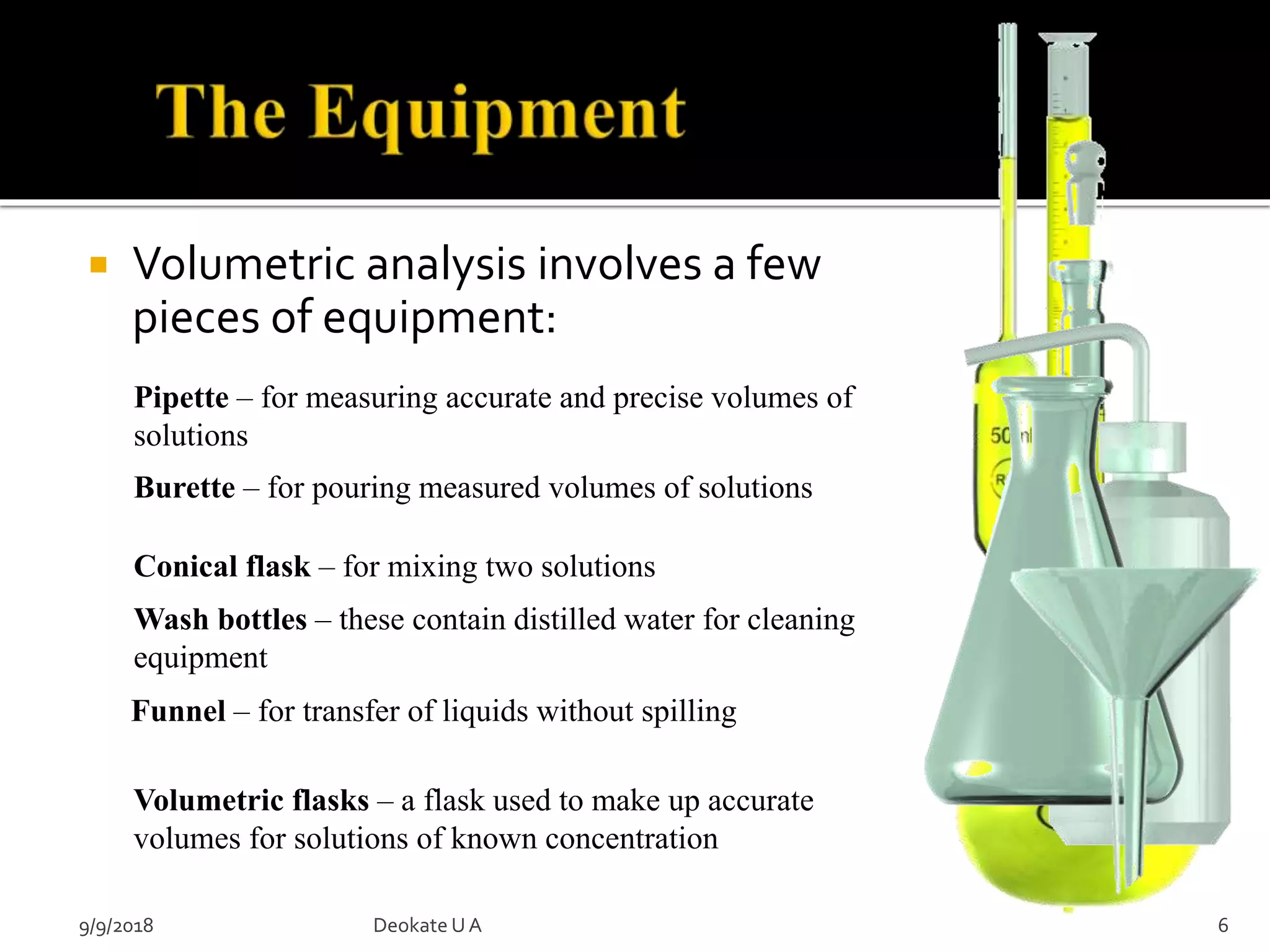 Volumetric analysis new | PPTX