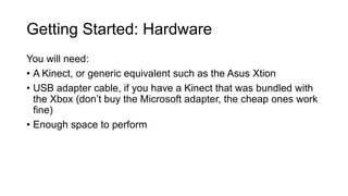 DIY motion capture with KinectToPin | PPT