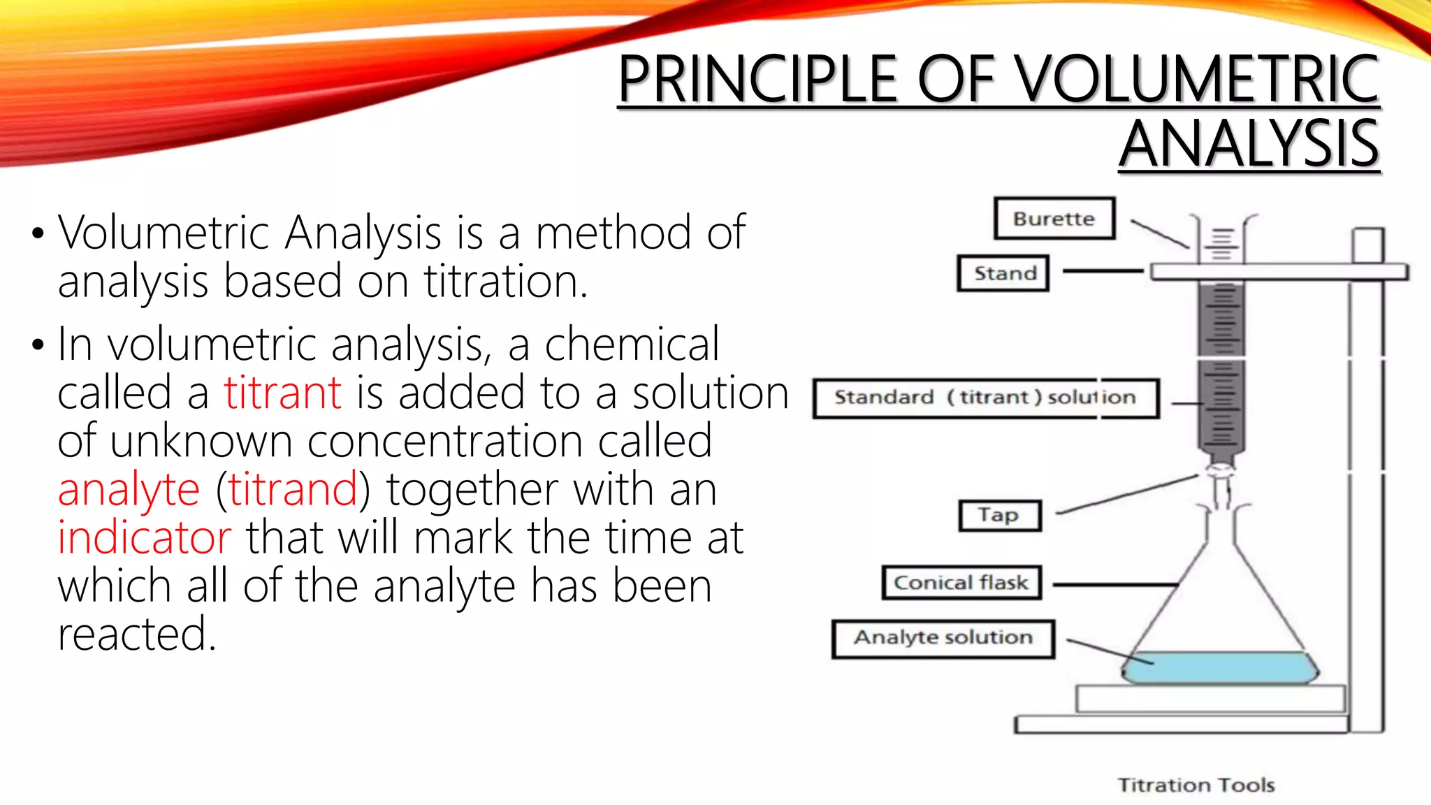 Volumetric analysis | PPTX