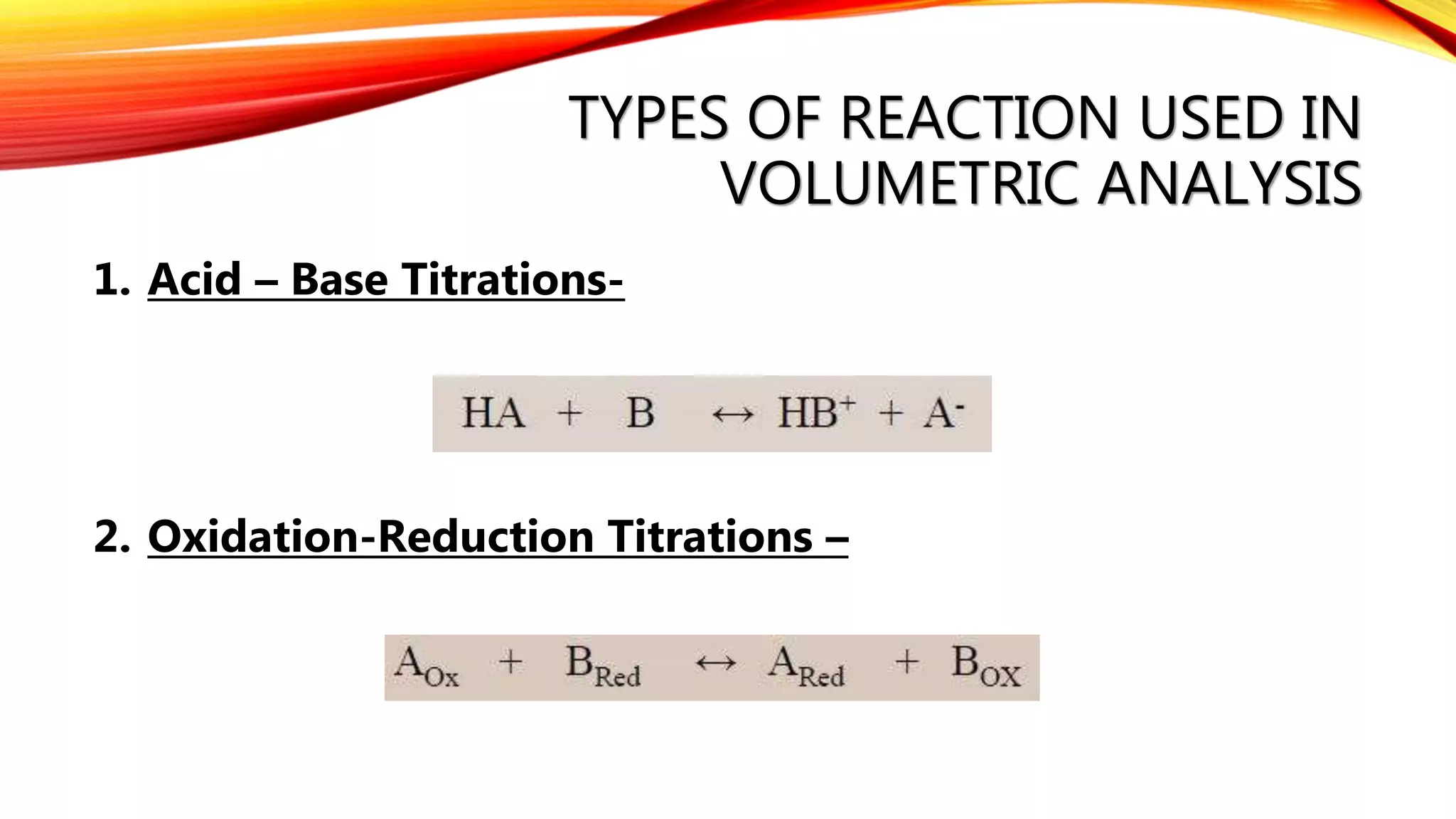 Volumetric analysis | PPTX