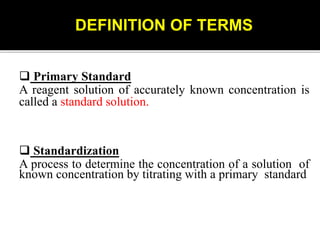 Volumetric analysis | PPT