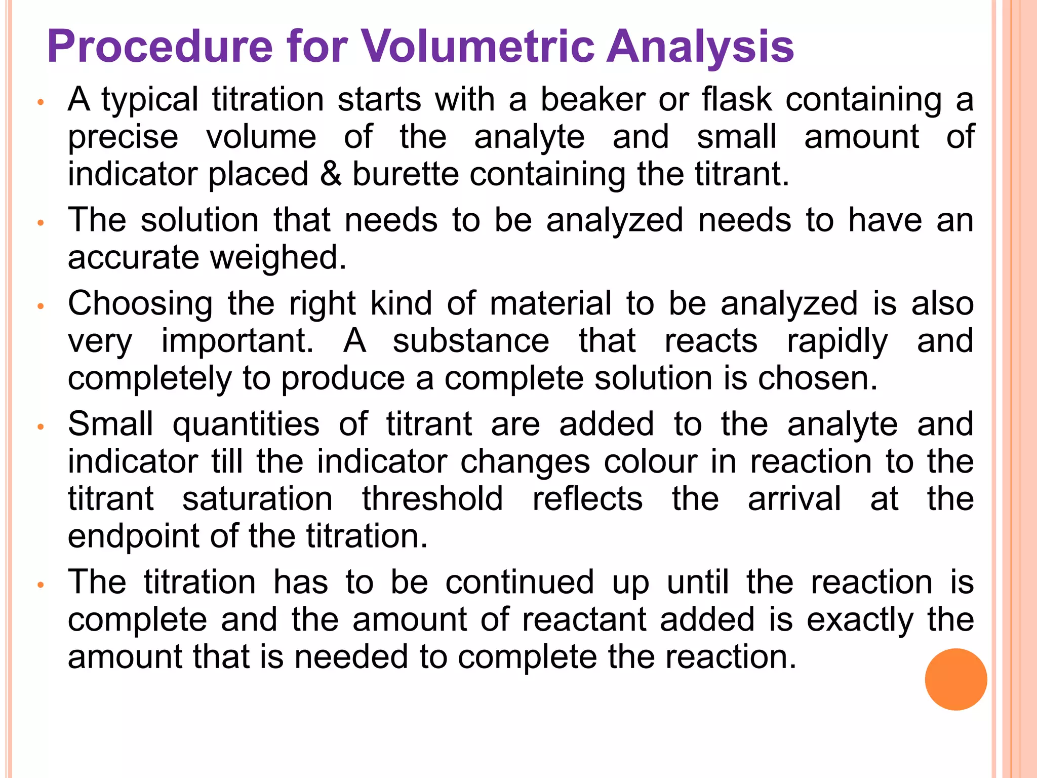 Volumetric analysis | PPT
