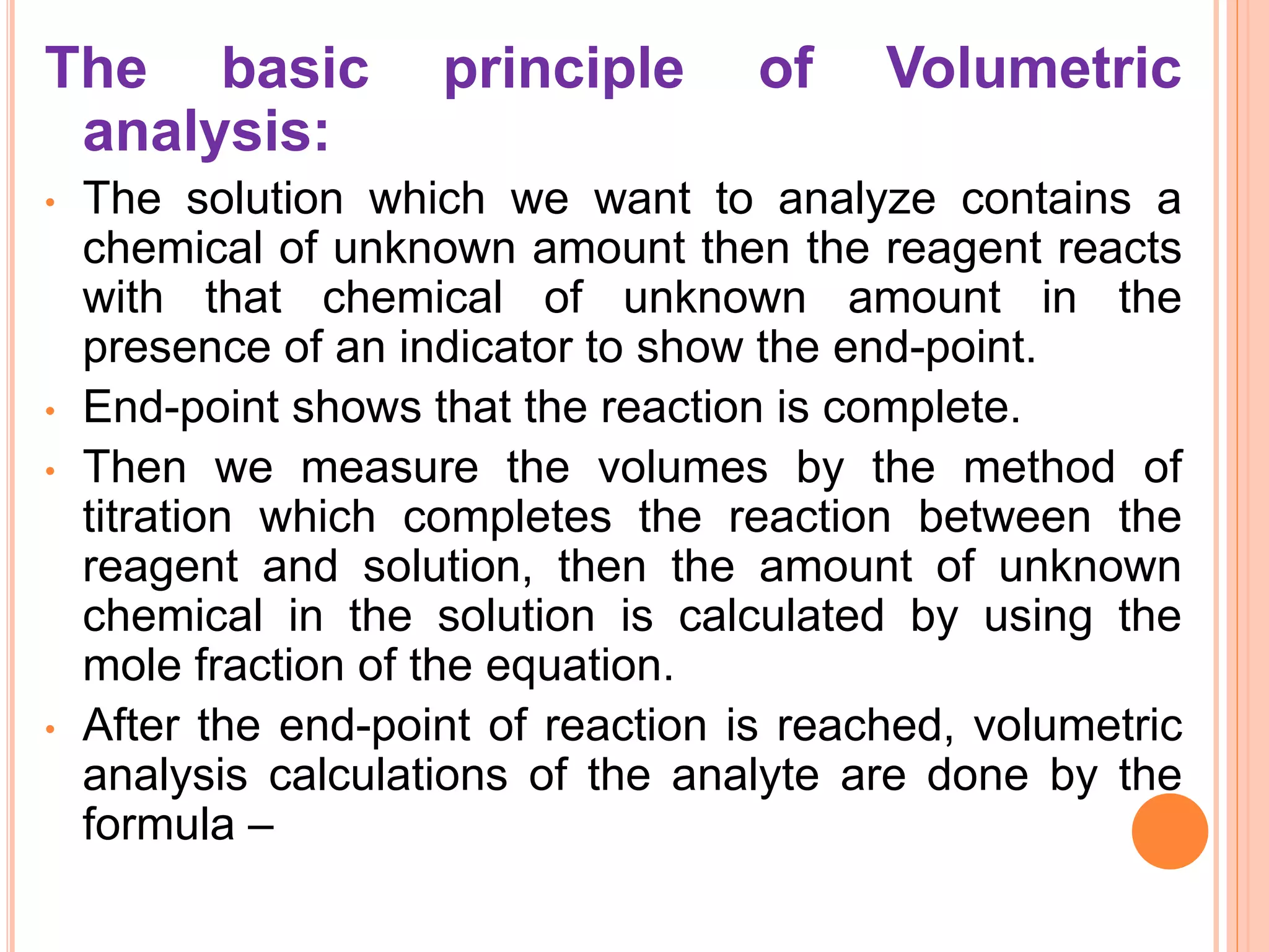 Volumetric analysis | PPT