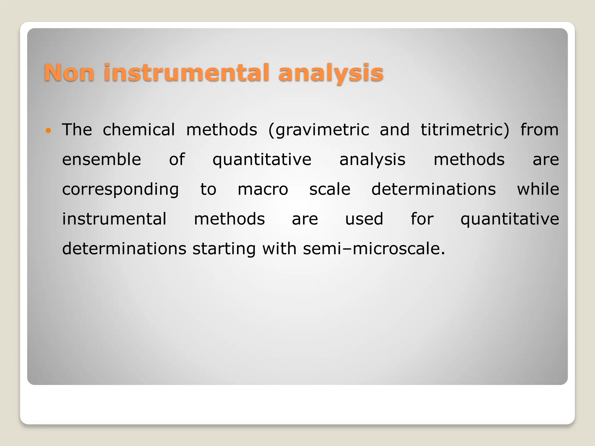 Volumetric Analysis Power Point Presenation | PPT
